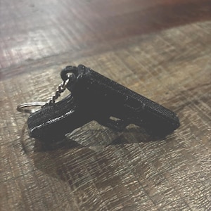 Glock Style Keychain | 3D Printed Pistol Key Chain | Gun Lover Gift ...
