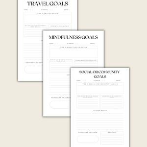 2026 Yearly Vision Board, Goal Setting, Vision Board Printable, Vision ...