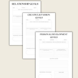 2026 Yearly Vision Board, Goal Setting, Vision Board Printable, Vision ...