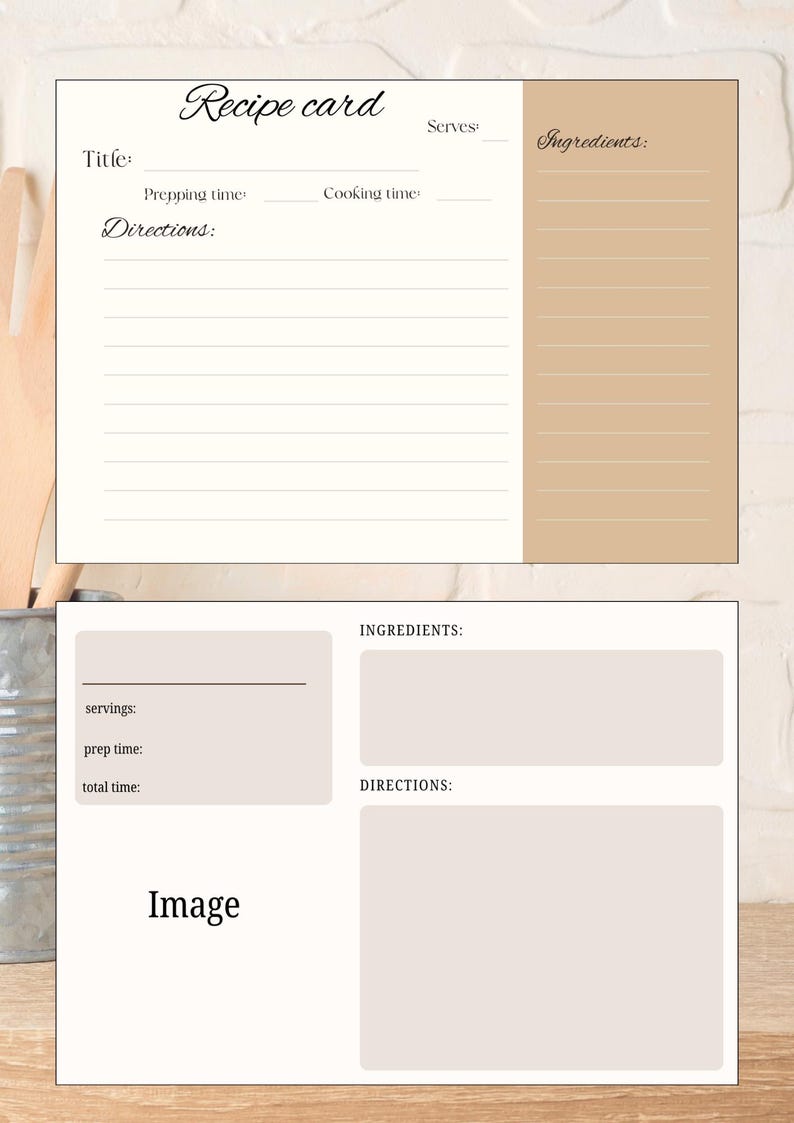 Recipe Cards, Recipe Book, Vintage Recipe Cards, Printable Recipe Cards ...