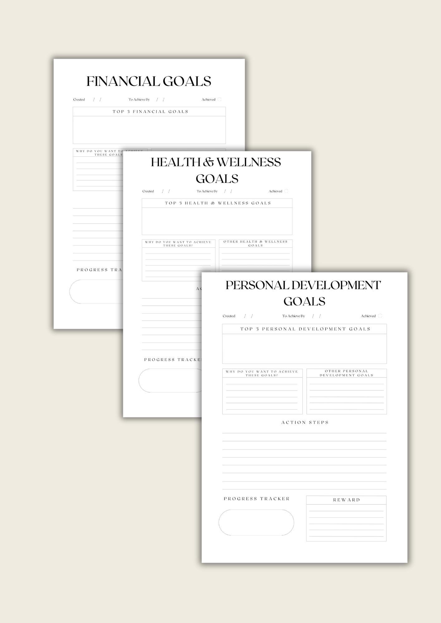 2026 Yearly Vision Board, Goal Setting, Vision Board Printable, Vision ...