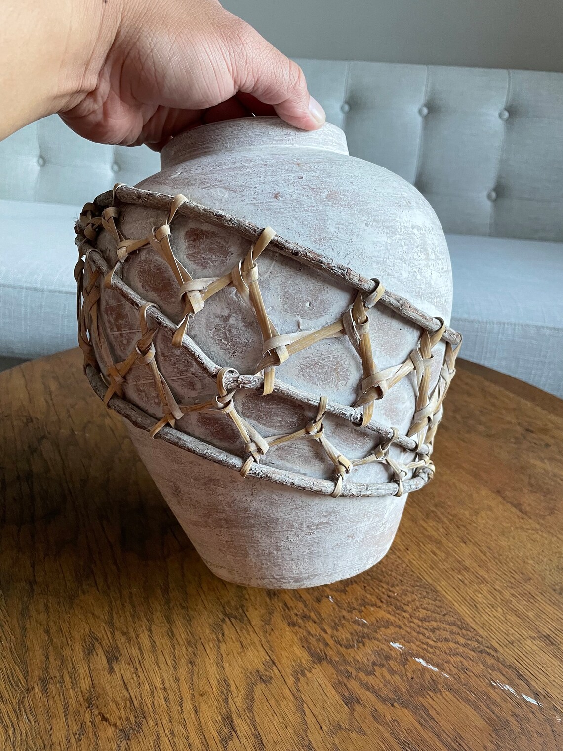 Vintage Primitive/rustic Style Vase/vessel Primitive Style Terra Cotta ...