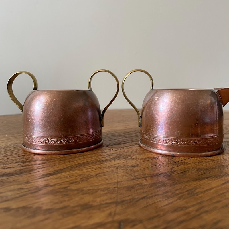 Copper Creamer - Etsy