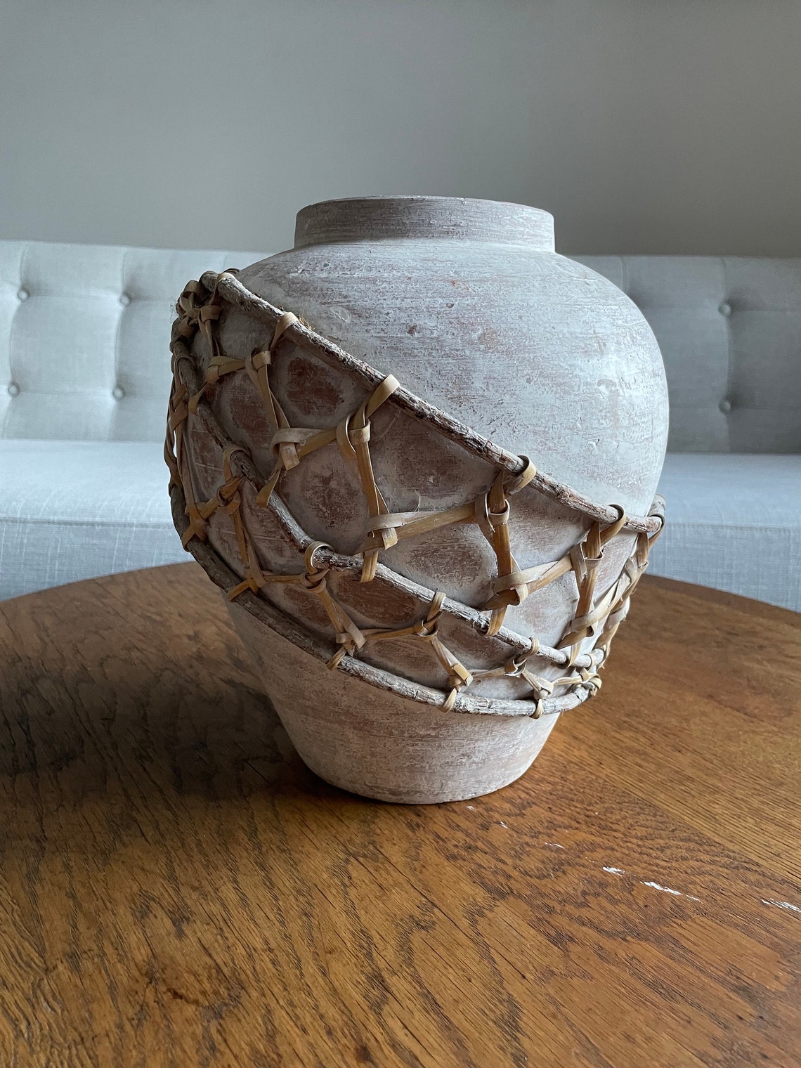 Vintage Primitive/rustic Style Vase/vessel Primitive Style Terra Cotta ...