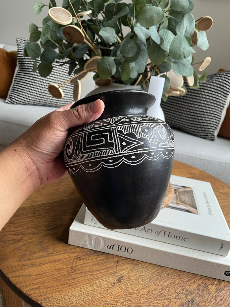 Vintage Quinchamali Traditional Chilean Vase Vintage Pottery South ...