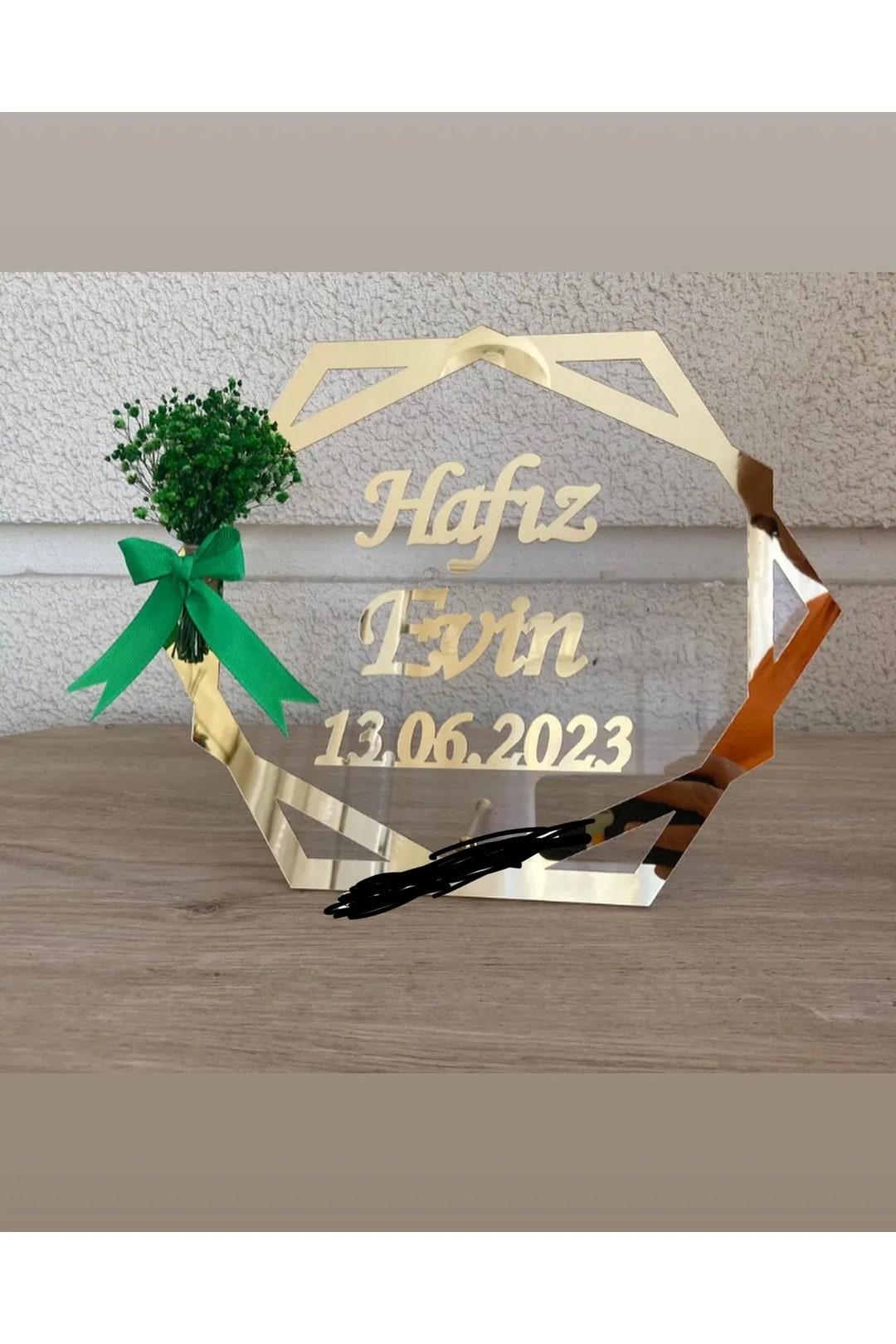Plexiglass Table Name Tag Wedding Table Name Tag Special Occasions ...