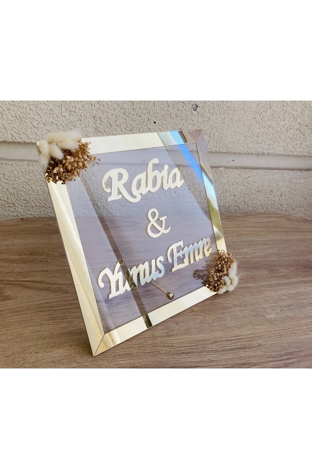 Plexiglass Table Name Tag Wedding Table Name Tag Special Occasions ...
