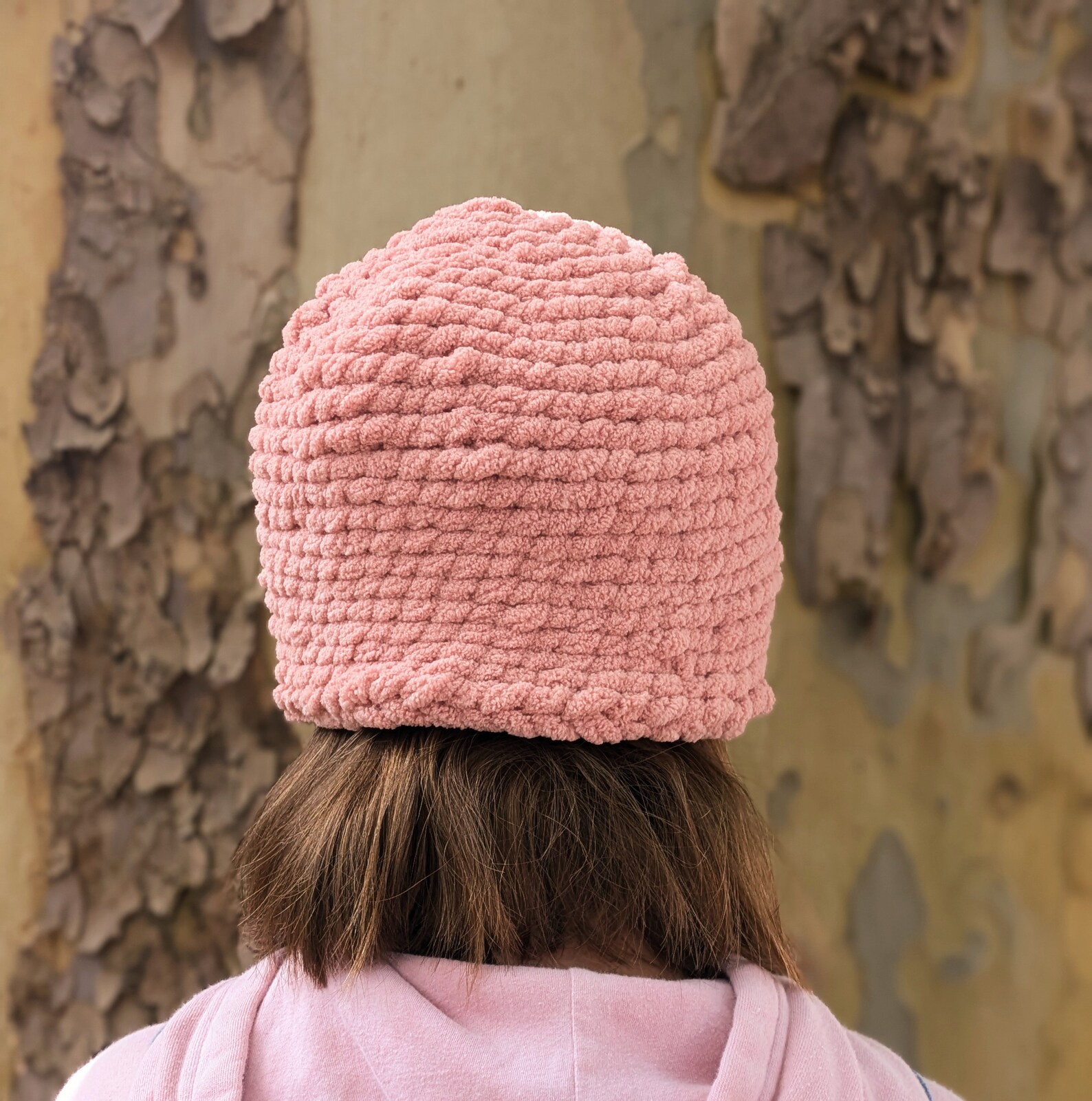 Handmade Light Pink Cottagecore Aesthetic Crochet Beanie Winter Hat ...