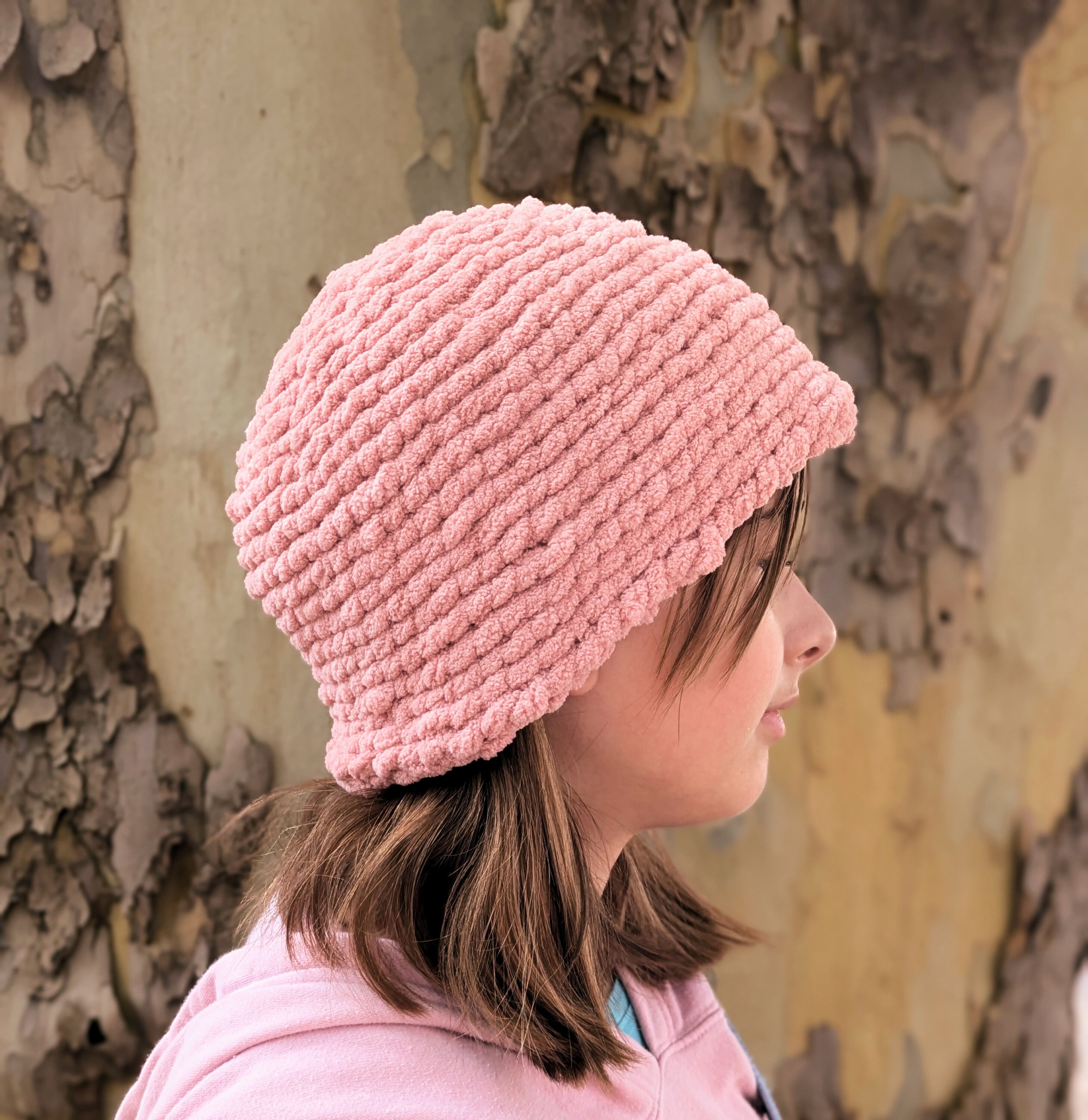 Handmade Light Pink Cottagecore Aesthetic Crochet Beanie Winter Hat ...