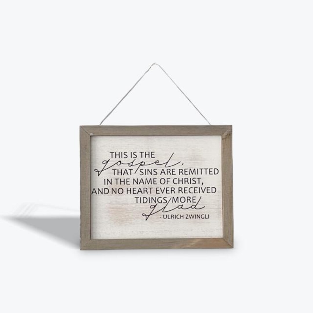 Rustic Gospel Quote Wood Sign: Christian Wall Decor - Etsy