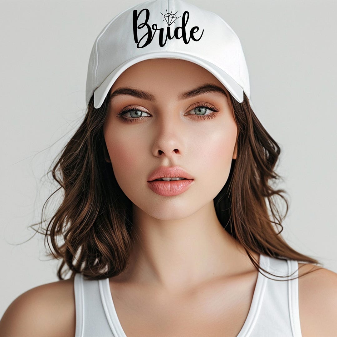 Embroidered Bride Baseball Cap, Bride Hat, Wedding Cap, Bridal Shower ...