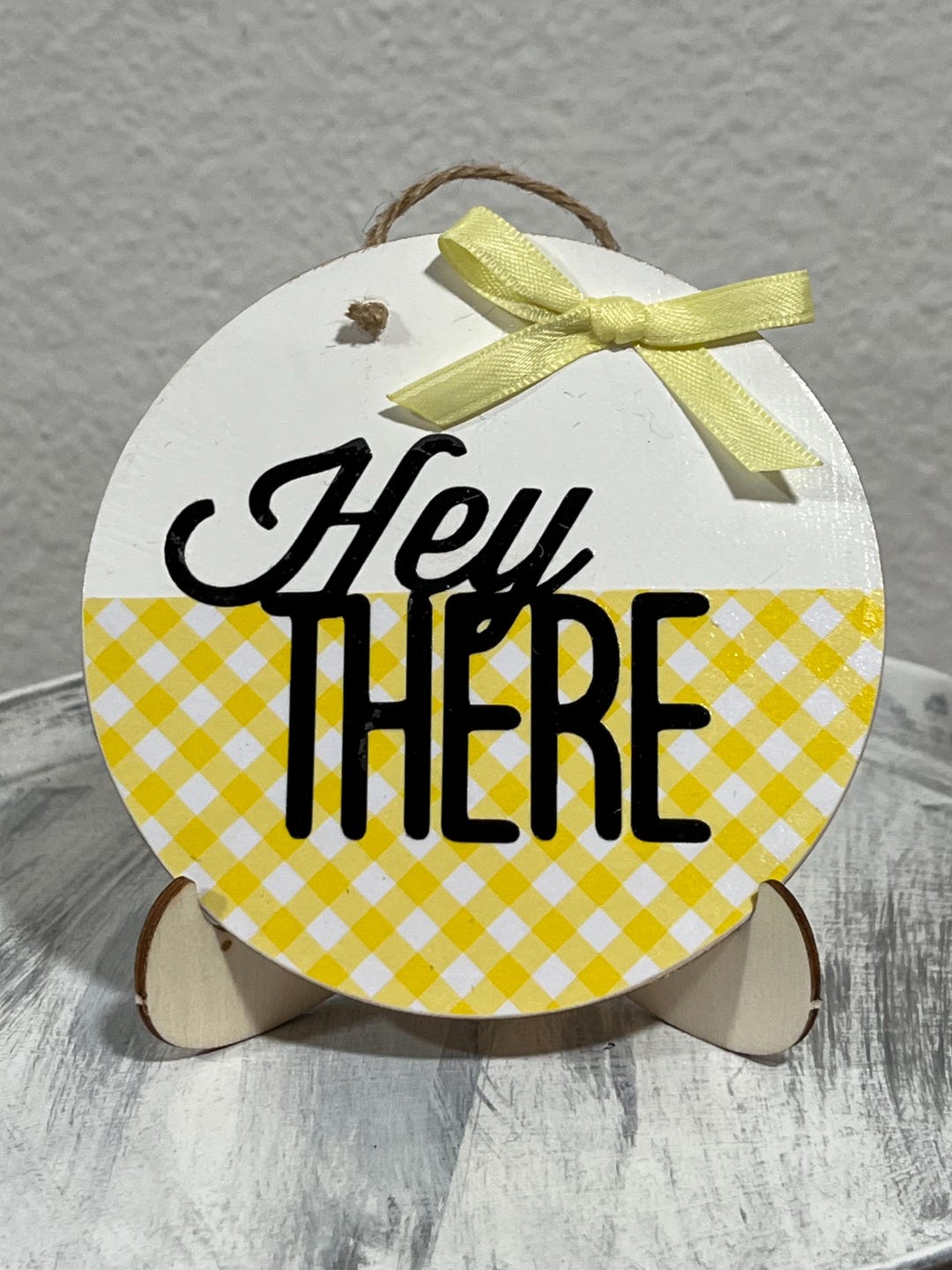 Mini Welcome Sign, 4” Front Door Sign, Tiered Tray Decor, Mini Door ...