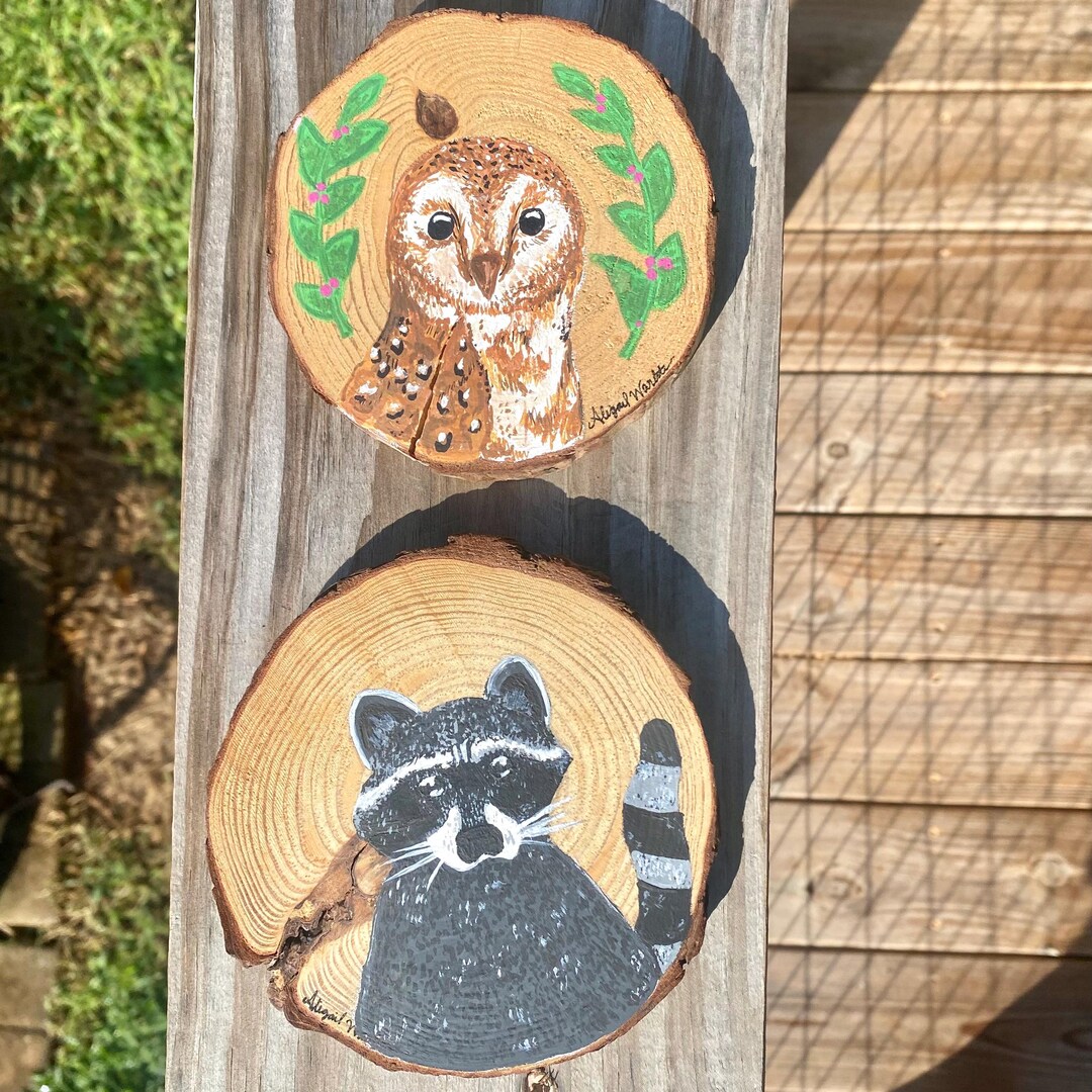 Critter Wood Painting - Etsy