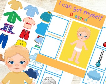 Dress Myself Weather Learning Activity - Choose Weather and Choose ...