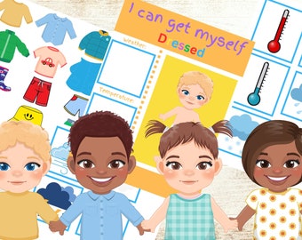 Dress Myself Weather Learning Activity - Choose Weather and Choose ...