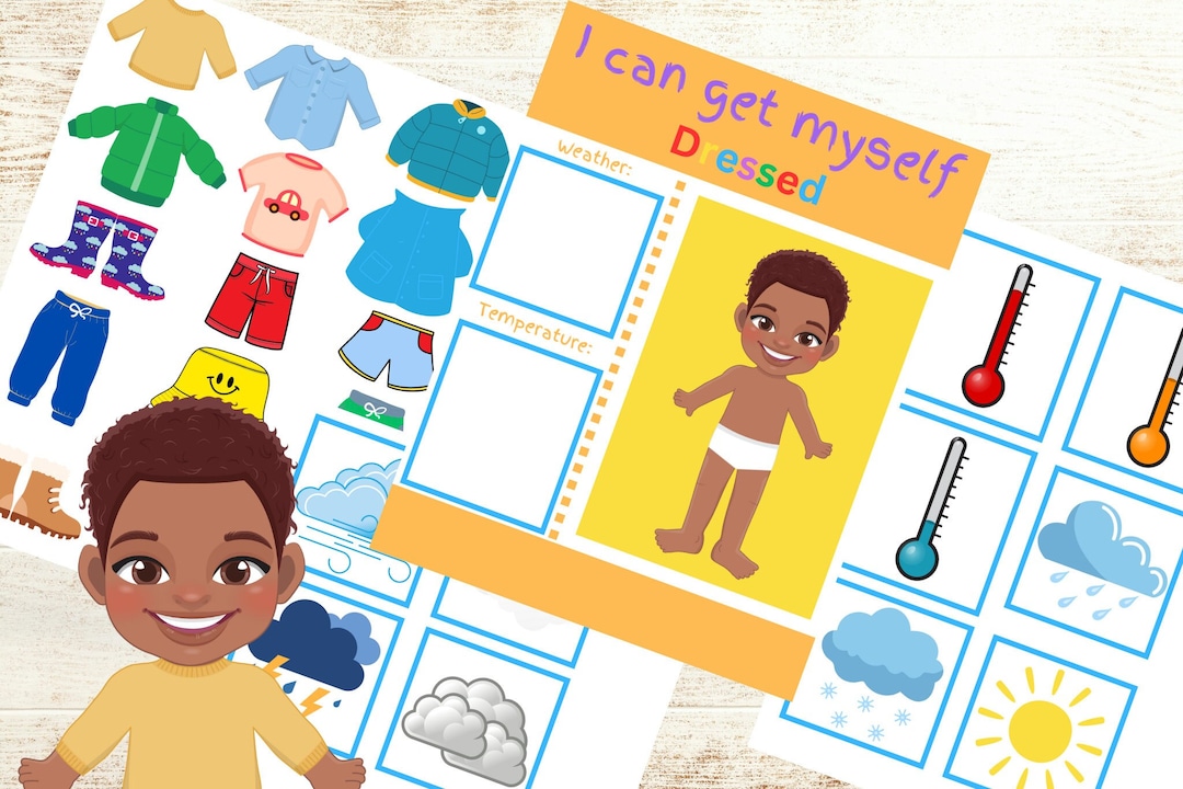 Dress Myself Weather Learning Activity - Choose Weather and Choose ...