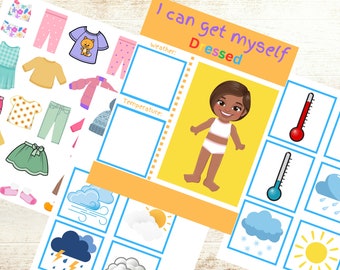 Dress Myself Weather Learning Activity - Choose Weather and Choose ...