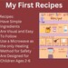 Preschool Recipes for Baking and Cooking, Safe and Visual Toddler ...