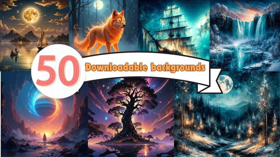 50 High-resolution Stunning Background Images – Instant Download – Bold ...