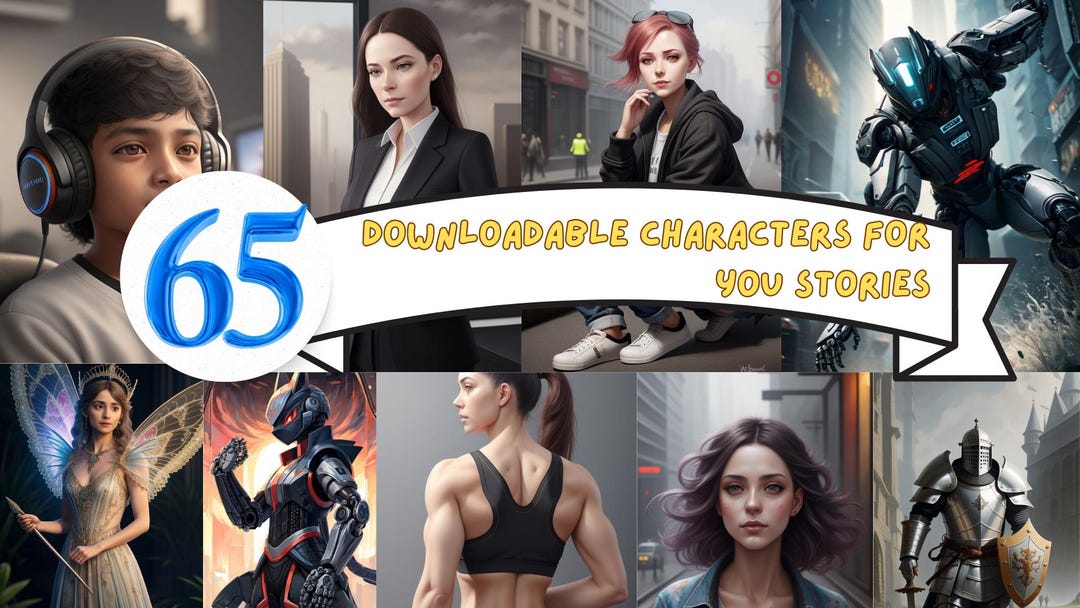 Dnd New Storybook Character 65-pack, Imagine Your Characters, Character ...