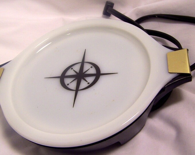 Vintage Pyrex Glass Warming \/ Hot Plate Perfect for Home or Office - Etsy