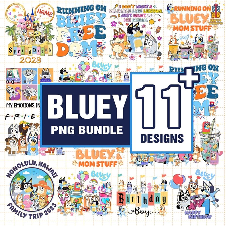 Bluey Family Party Png, Bluey Heeler Instant Download Png, Bluey ...