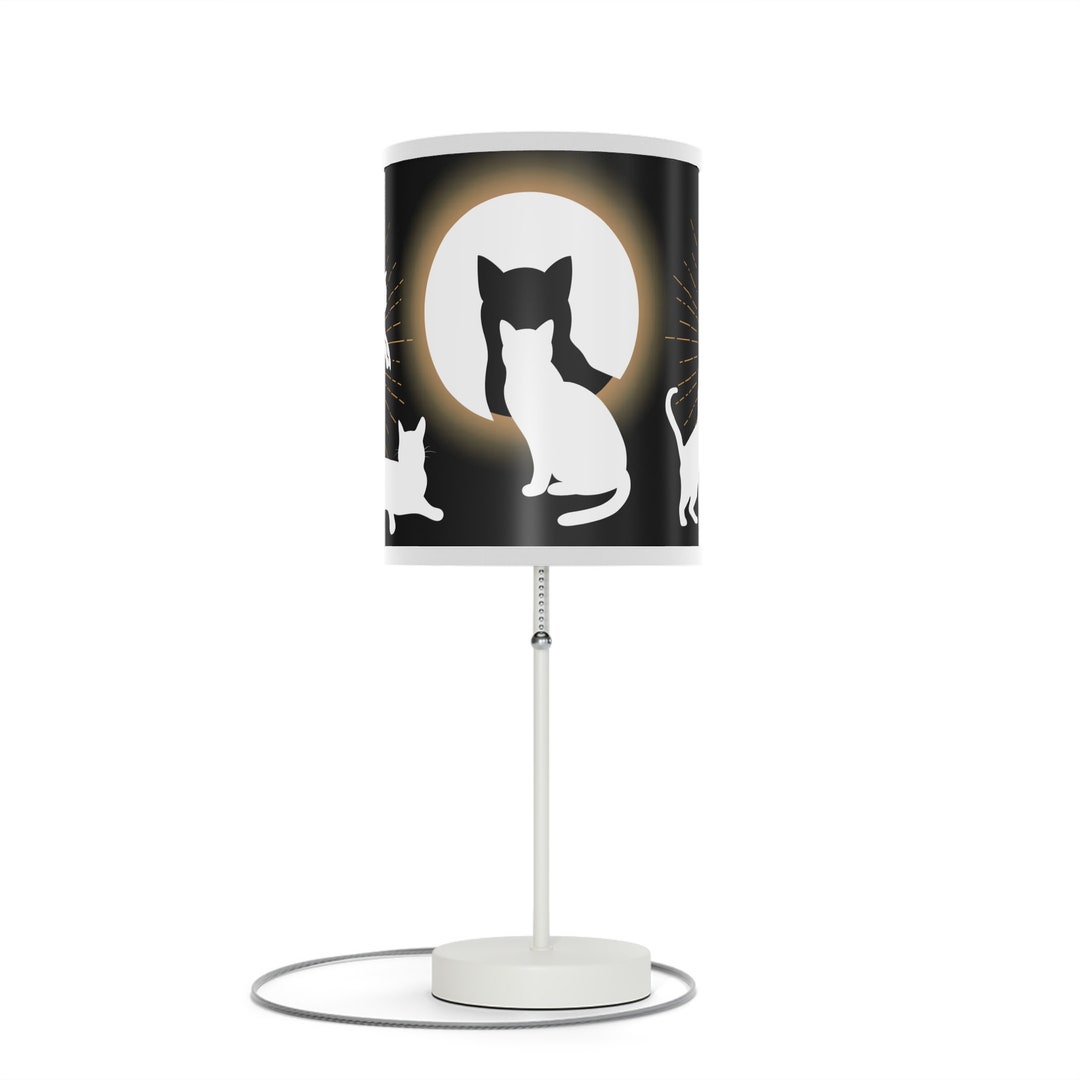 Cat Silhouettes Table Lamp - Etsy