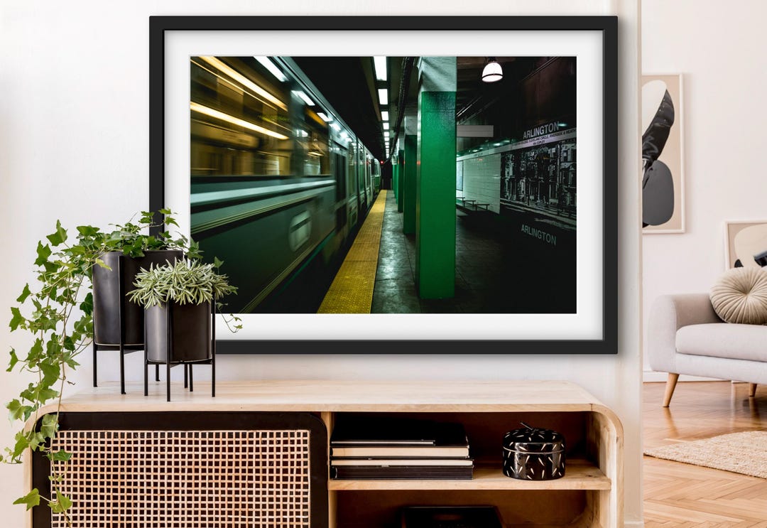 MBTA Green Line Digital Download | Boston Photography | Green Line ...
