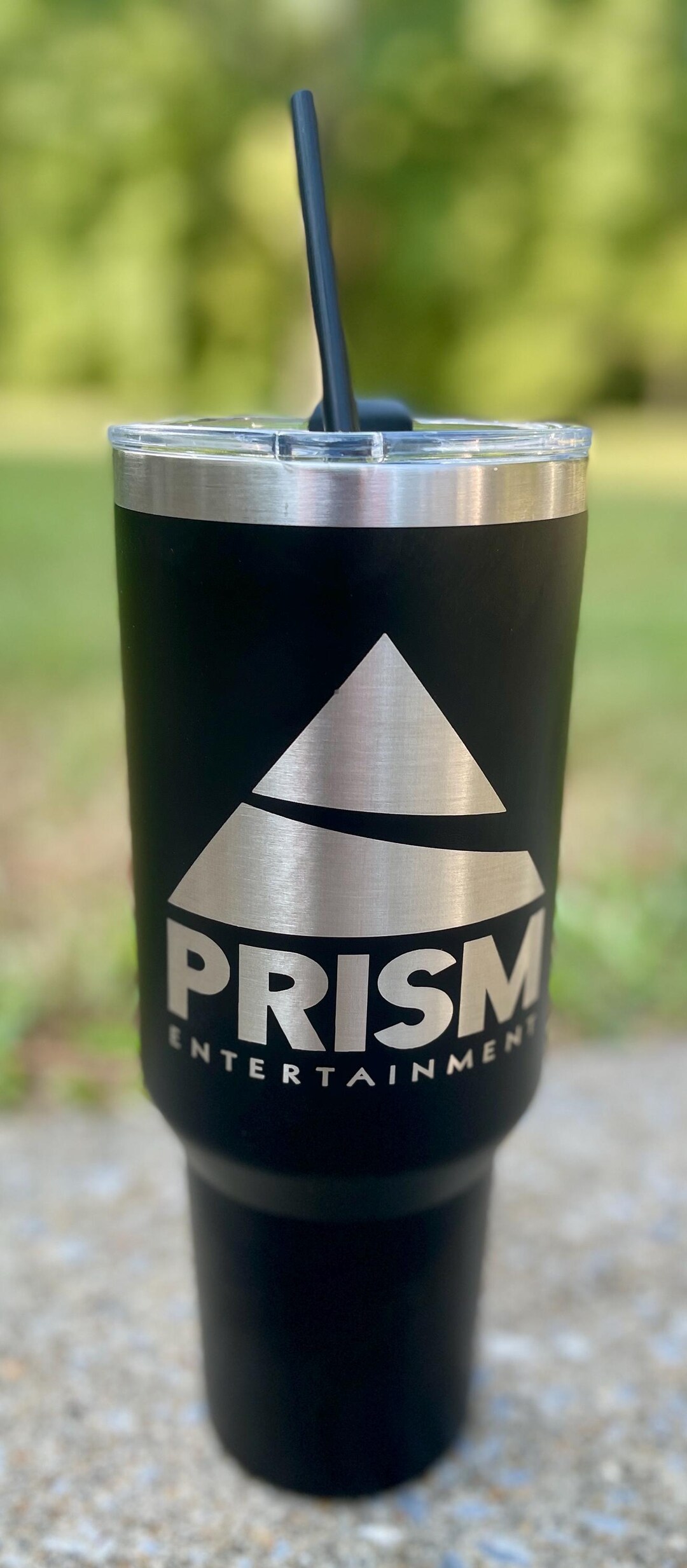 Custom Prism Entertainment VHS Logo Laser Engraved Stainless Steel 40 ...