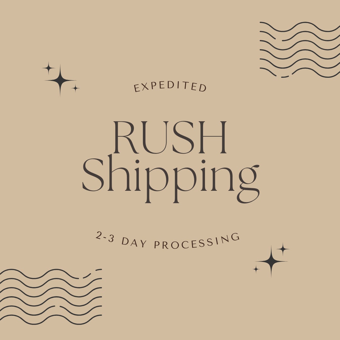 RUSH Shipping Add On - Etsy