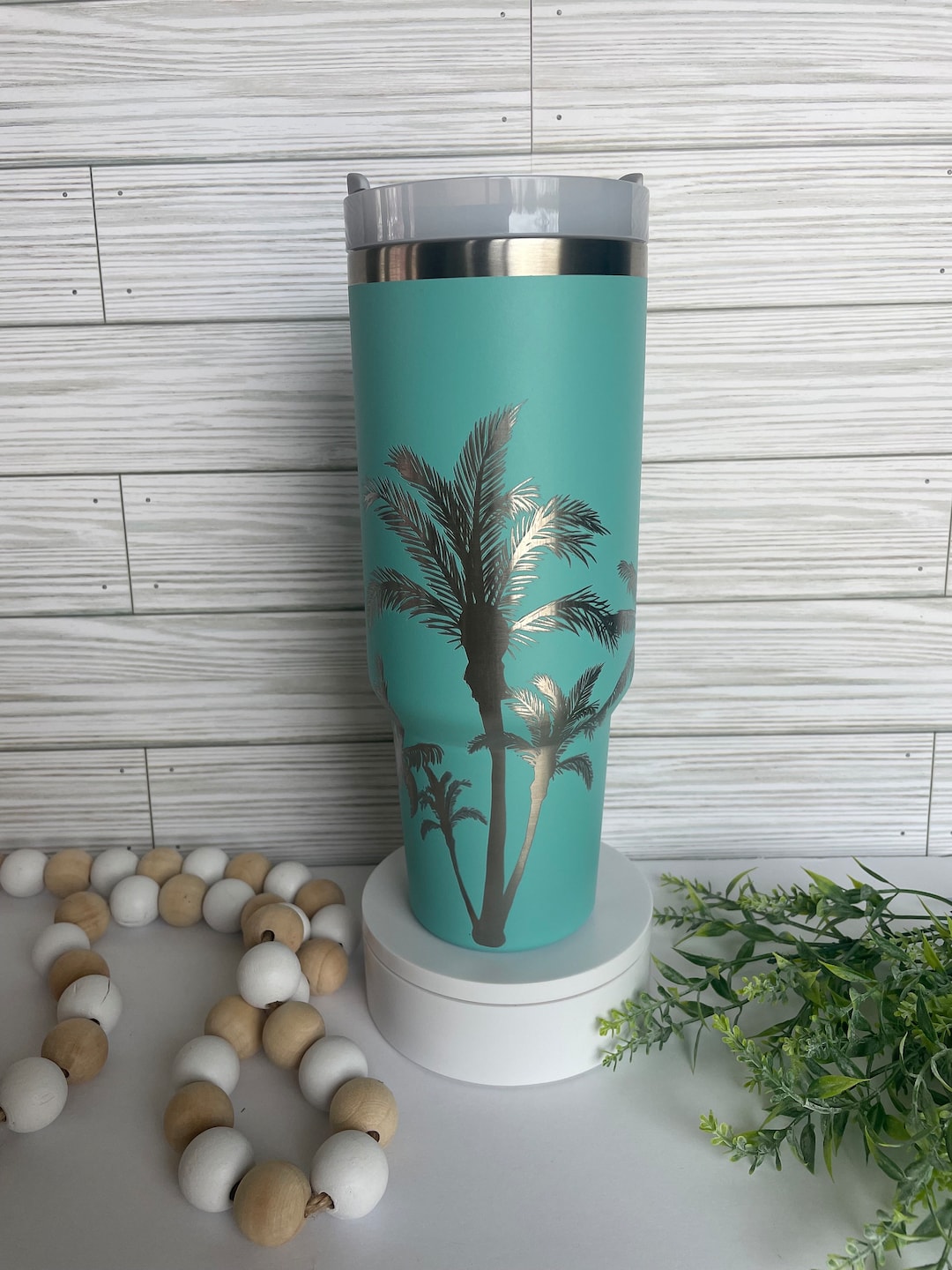 Engraved 40oz Tumbler | Stainless Steel Fanley 40 Oz Tumbler Cup | Palm ...