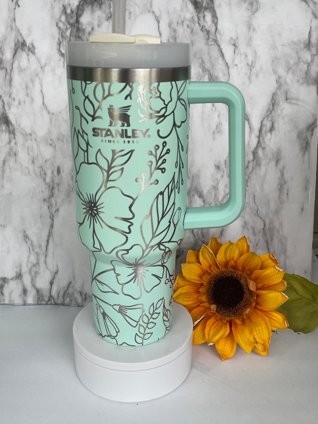 Stanley Engraved Engraved 40oz Tumbler Stanley H2.0 Quencher Mixed ...