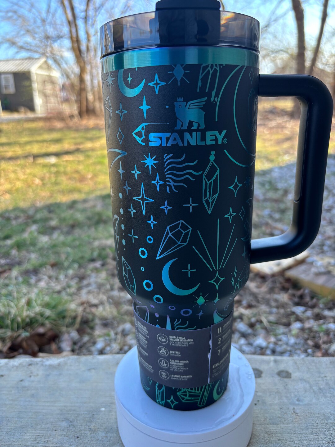 Black Chroma Oil Slick 40 Oz Limited Edition Engraved Stanley | You ...