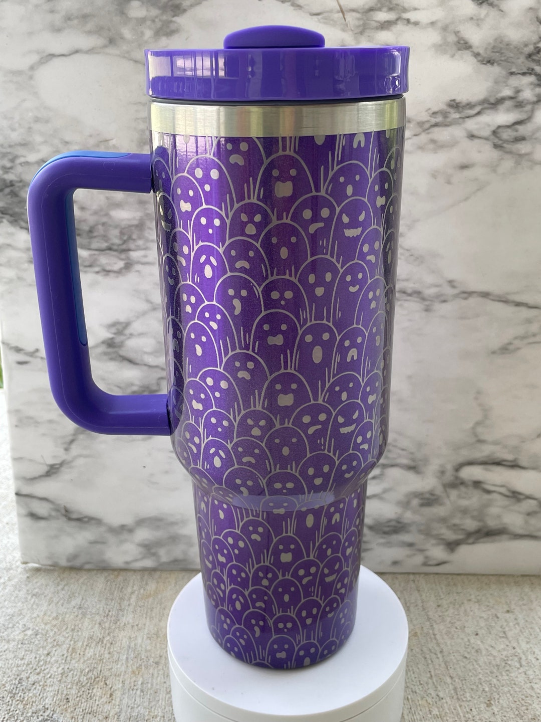 Engraved 40oz Tumbler | Fanley 40oz Tumbler | Halloween Tumbler | Ghost ...