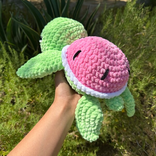 Crochet Stuffed Watermelon - Etsy