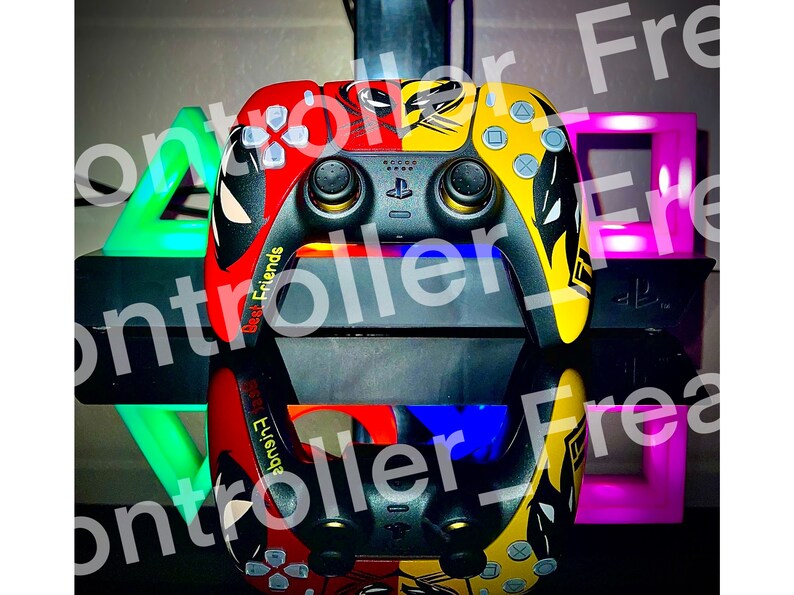 PS5 Deadpool & Wolverine Custom Controller / Scuff Style 4 Extremerate ...