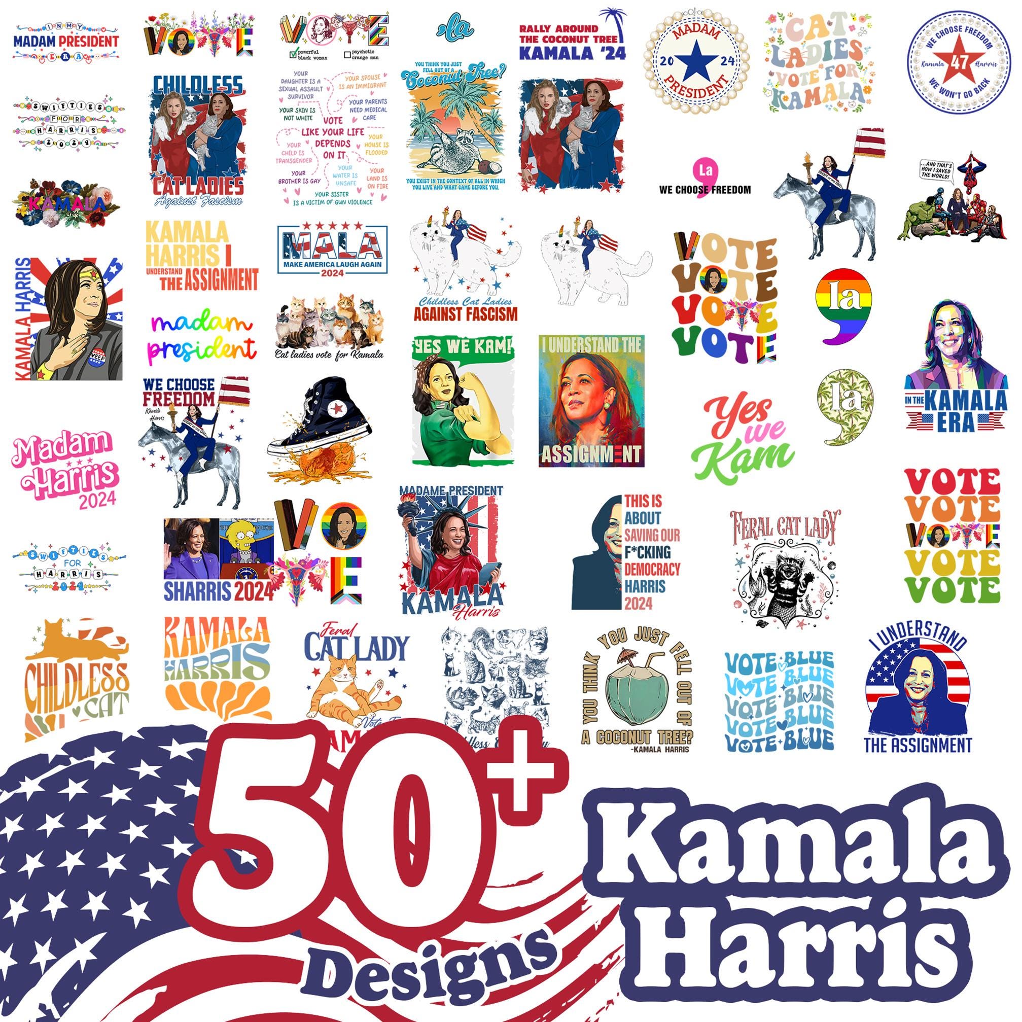 Kamala Harris Svg Bundle I'm Speaking Svg Madam President Svg Black ...