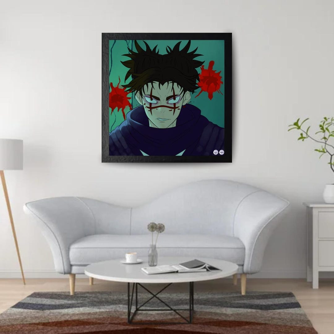 Choso Digital Print Line Art and Soft Shading - Etsy