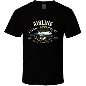 Funny Airline Flight Attendant Quote Plane Stewardess Gift T Shirt - Etsy