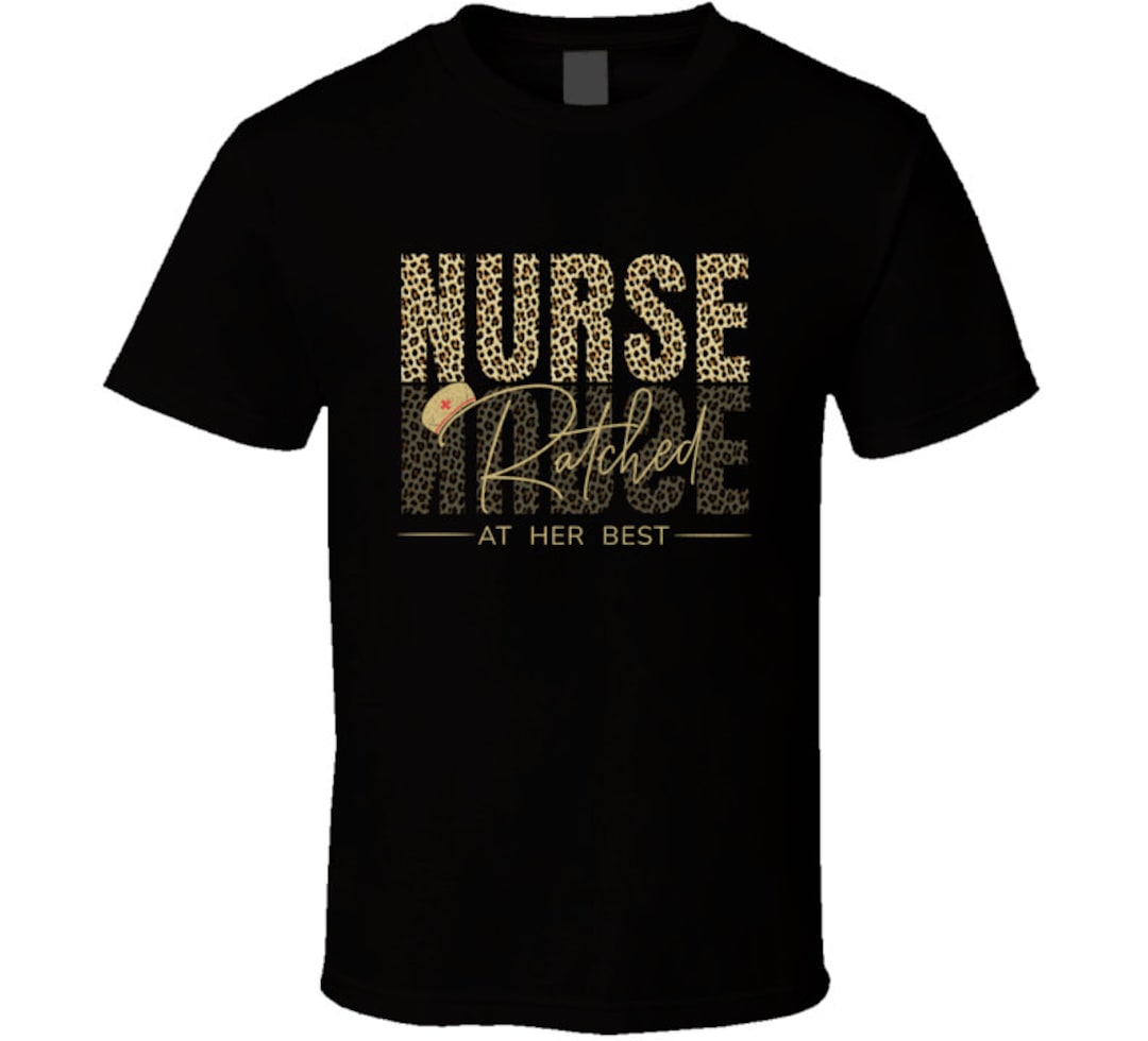 Nurse Ratched T-shirt One Flew Over the Cuckoo's Nest Leopard Print ...