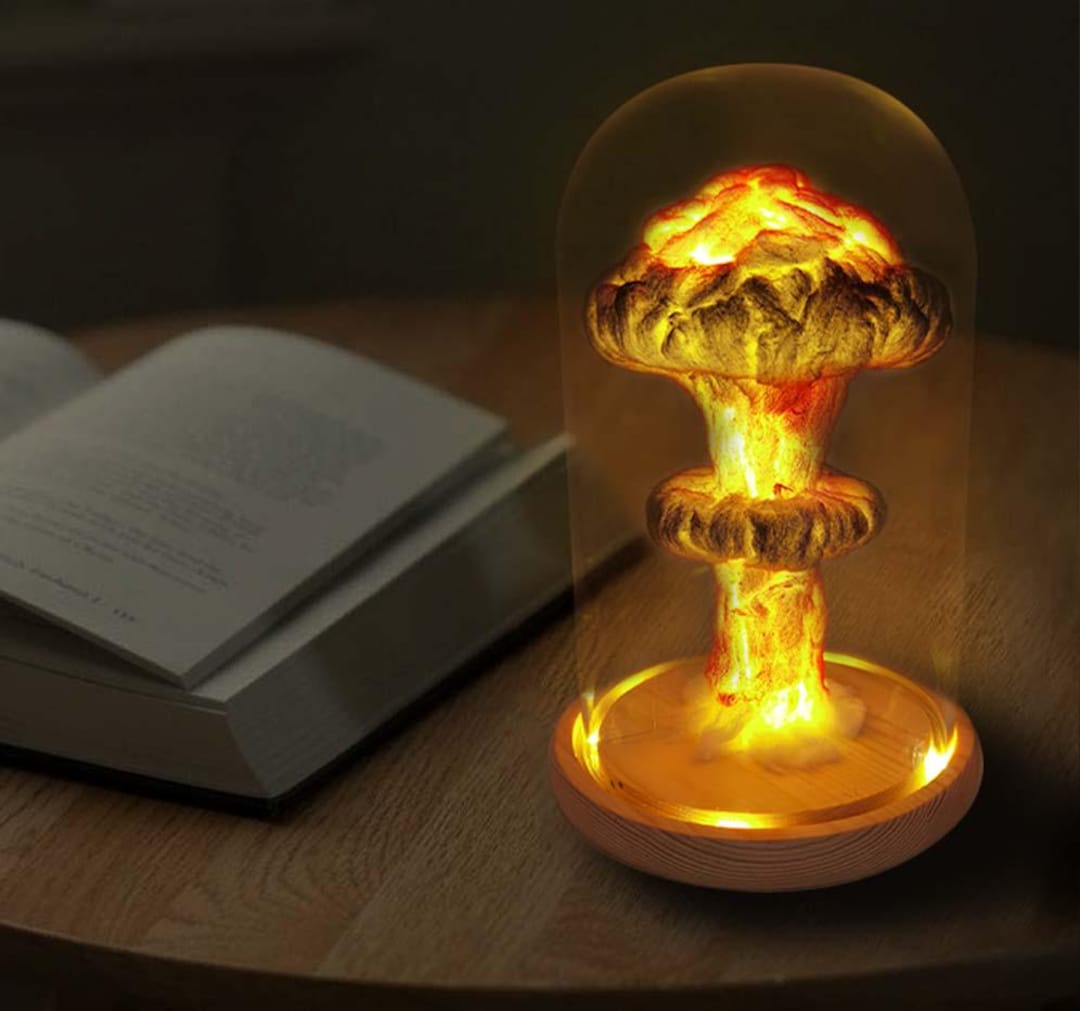 Nuclear Night Light,mushroom Cloud LED Night Lamp,explosion Bomb Lamp ...