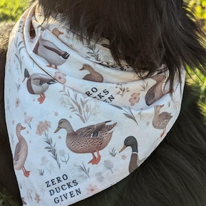 100% Cotton Funny Dog Bandana, Duck Dog Bandana, Funny Dog Duck Neck ...