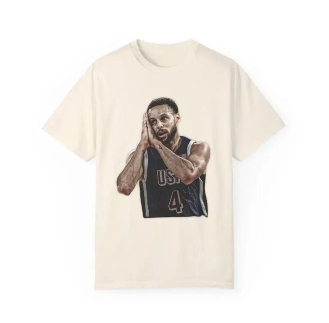 Steph Curry USA T Shirt Goodnight Celebration 1769171954 - Etsy