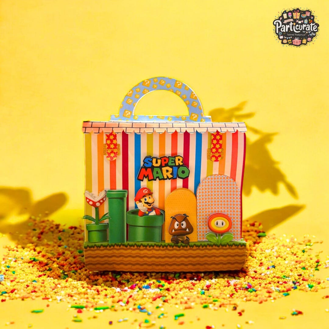 Super Mario Bros Themed Activity Suitcase - Etsy