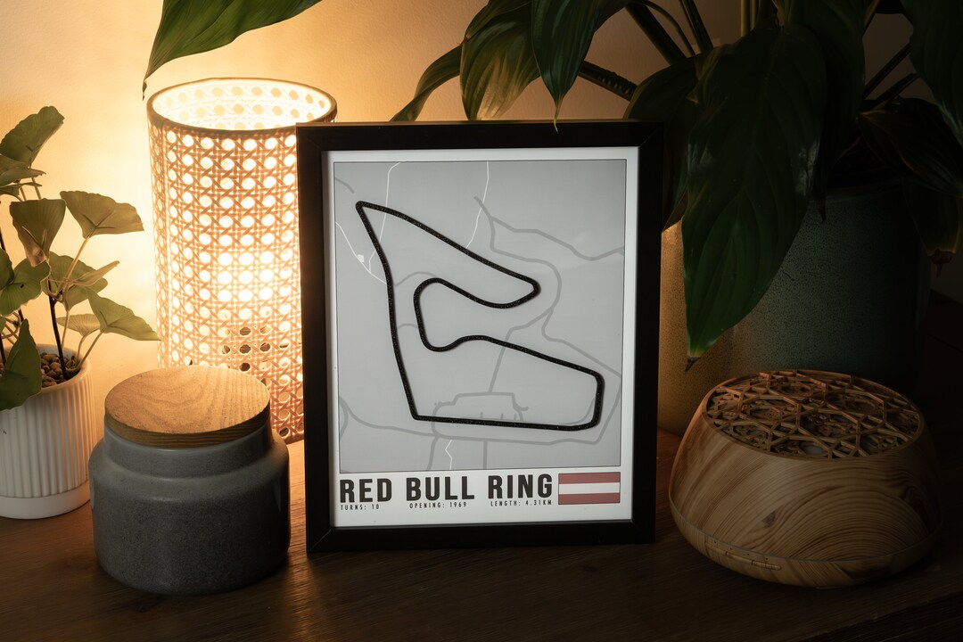 Red Bull Ring 3D Printed Race Track Poster - Etsy