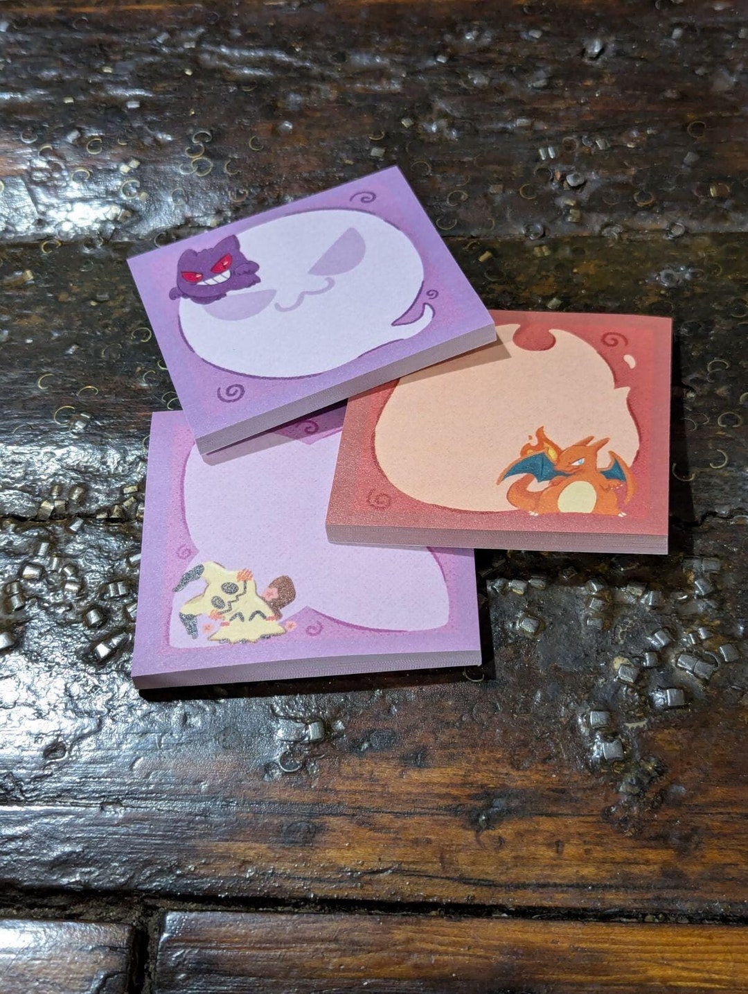 Pokémon Sticky Note Pads - Etsy