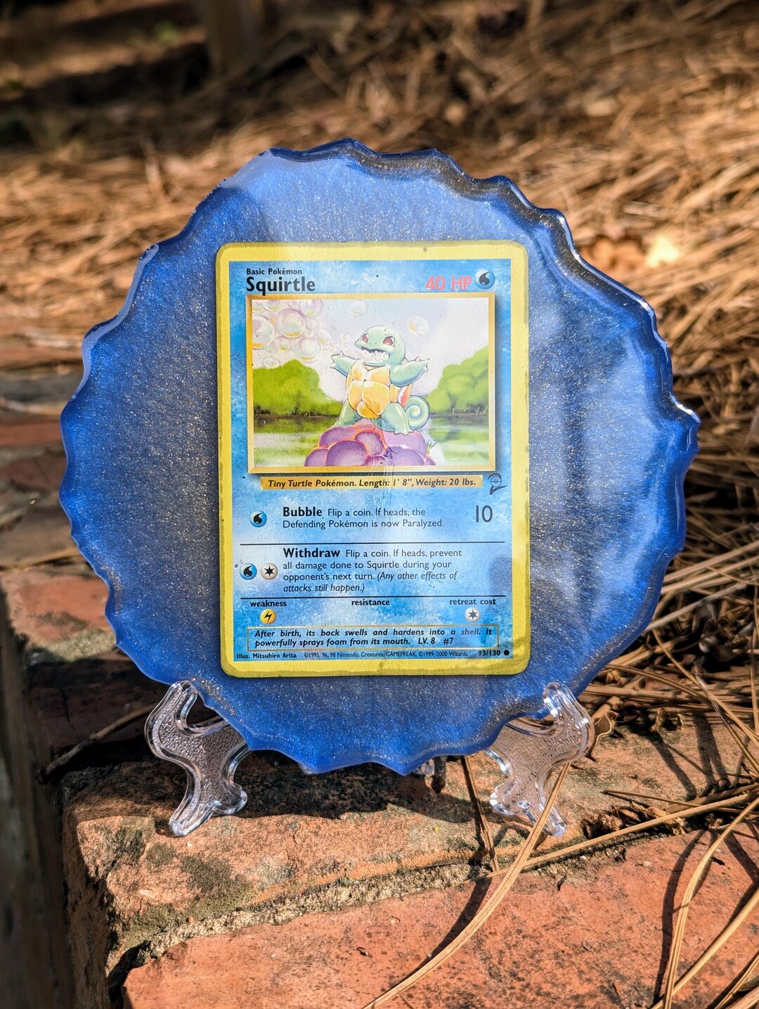 Squirtle Pokémon Geode Resin Coaster - Etsy