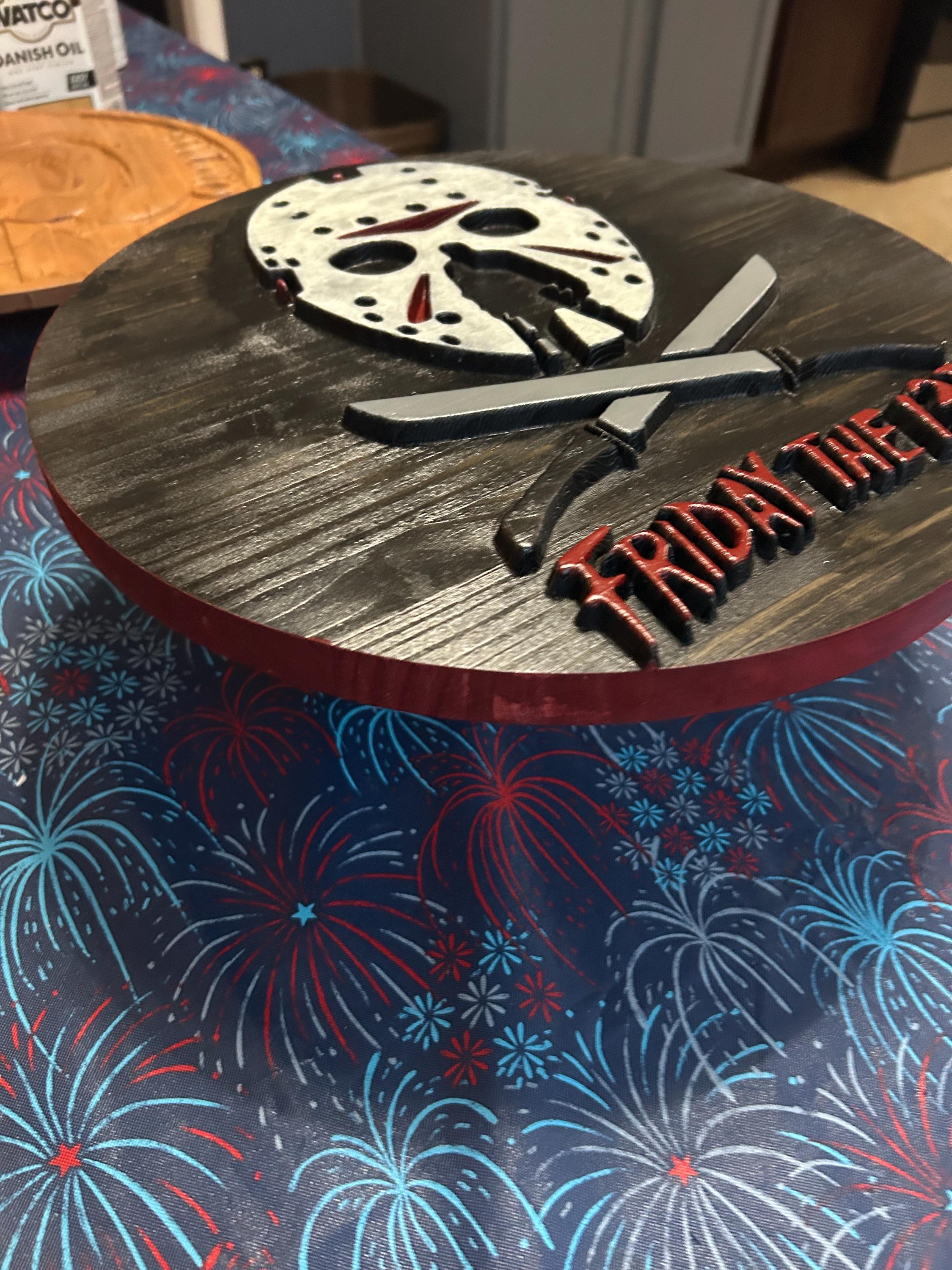 Friday the 13th Door Sign - Etsy