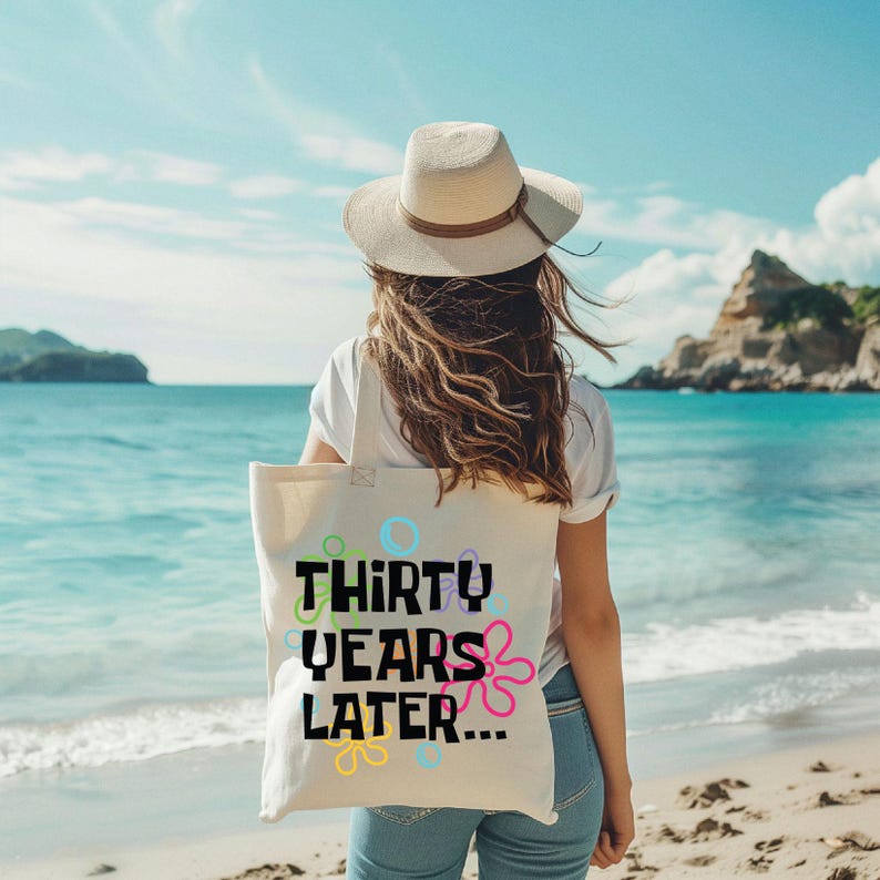 30 Years Later Bag, 30th Birthday Totes, Thirty Years Later Bag, Thirty ...