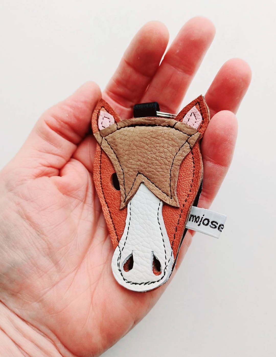 Tan Horse Keyring,pony Keyring,horse Keychain, Tan Pony, Tan Horse ...
